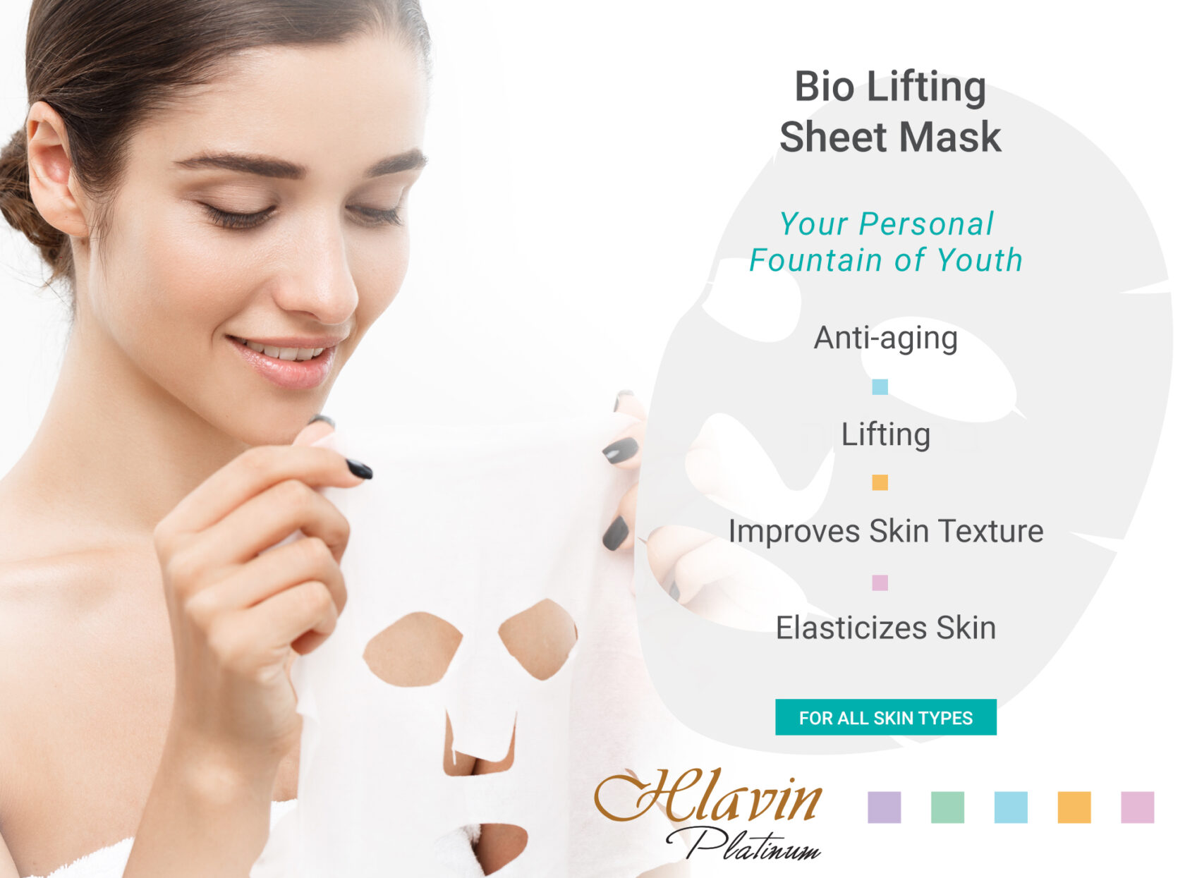 Hlavin Platinum Mask Bio Lifting Sheet Mask | Chic Hlavin