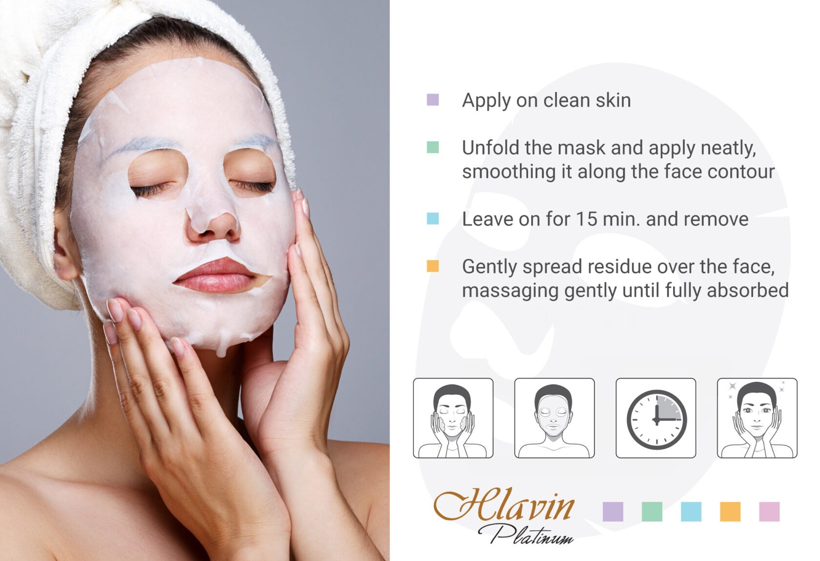 Hlavin Platinum Mask Firming & Nourishing Sheet Mask | Chic Hlavin