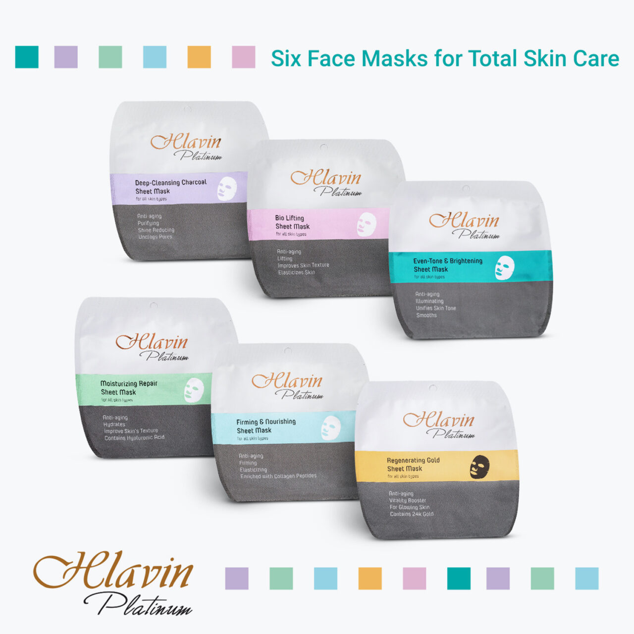 Hlavin Platinum Mask Even-Tone & Brightening Sheet Mask | Chic Hlavin