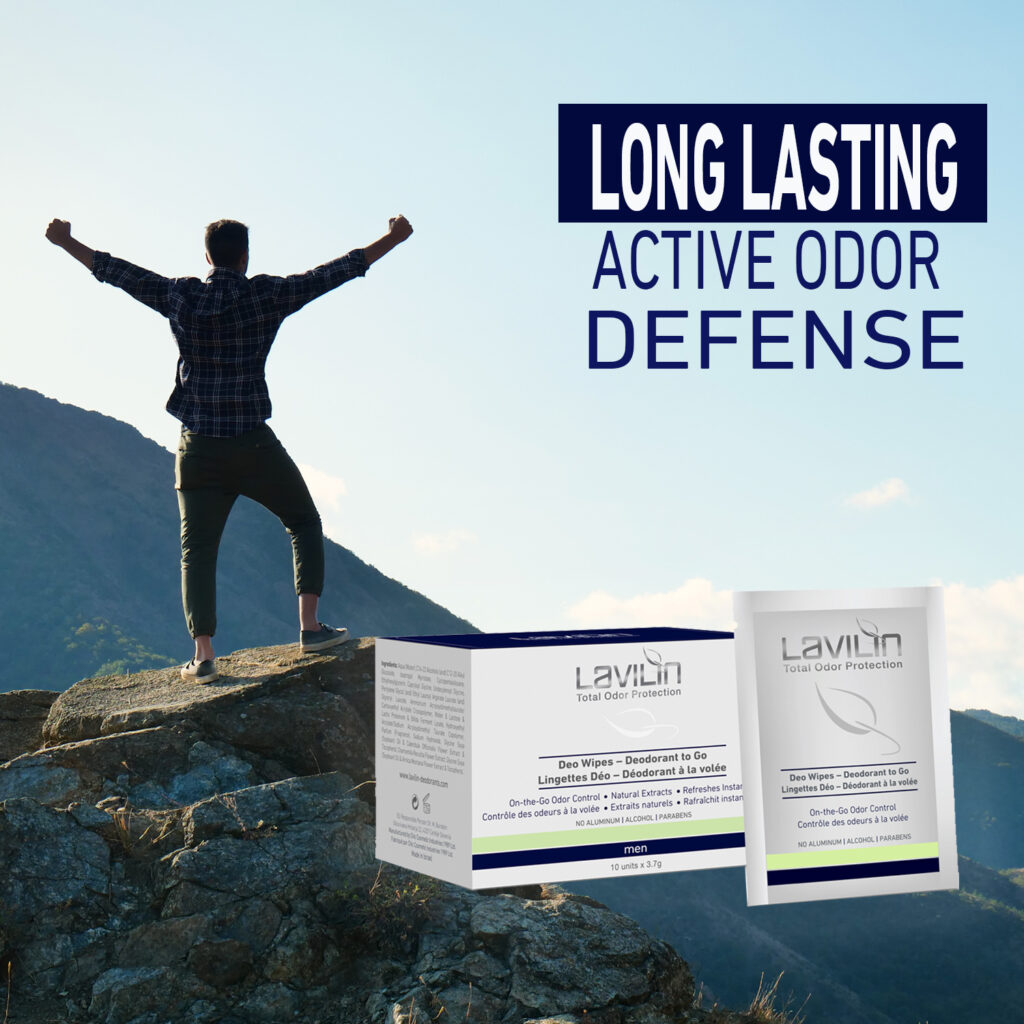 Lavilin TOP Deo Wipes to go for men | Chic Hlavin