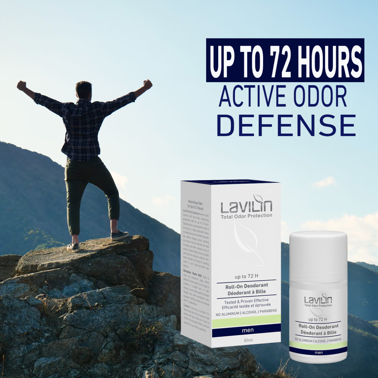 Lavilin TOP Roll-on Deodorant For Men | Chic Hlavin