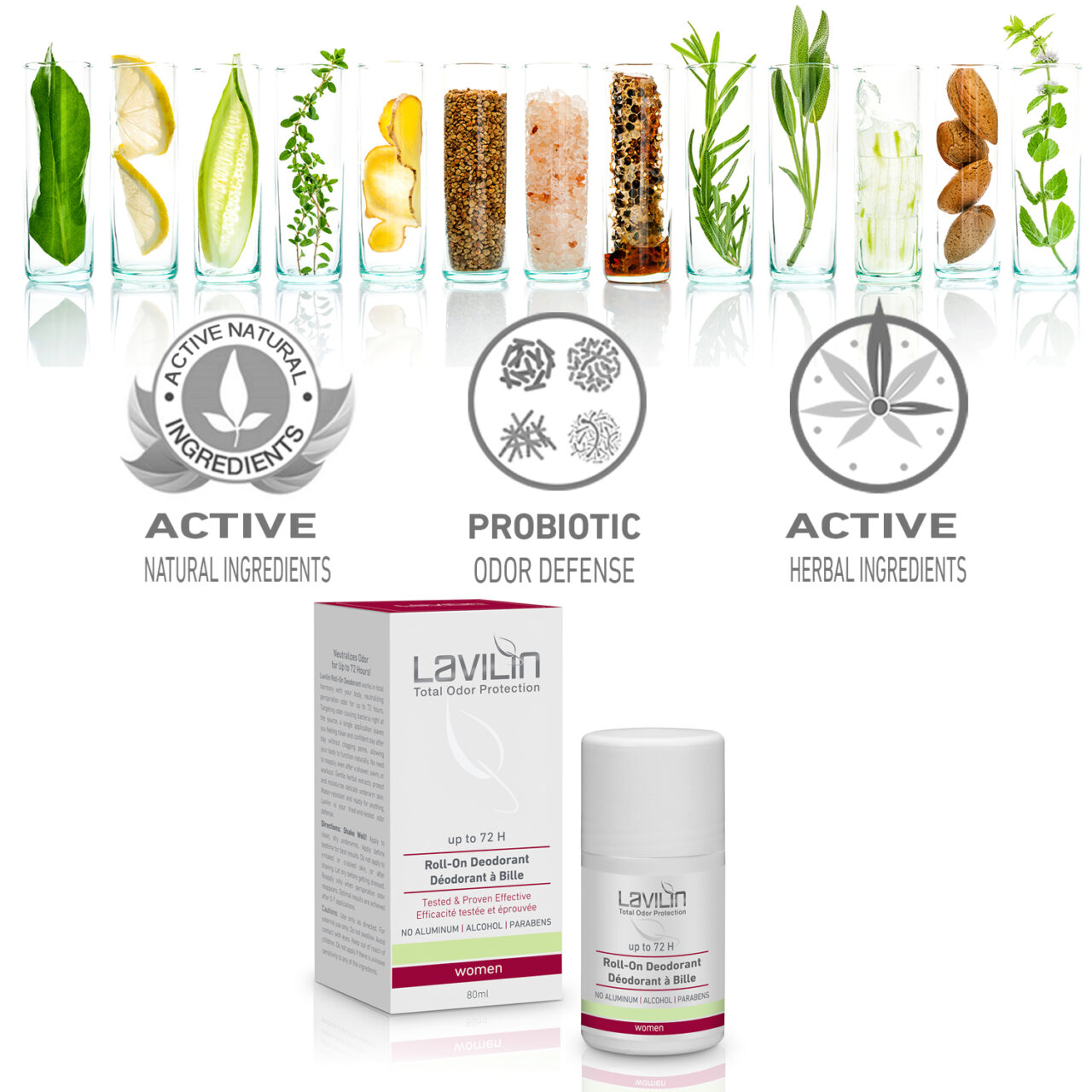 Lavilin TOP Roll-on Deodorant For Women | Chic Hlavin