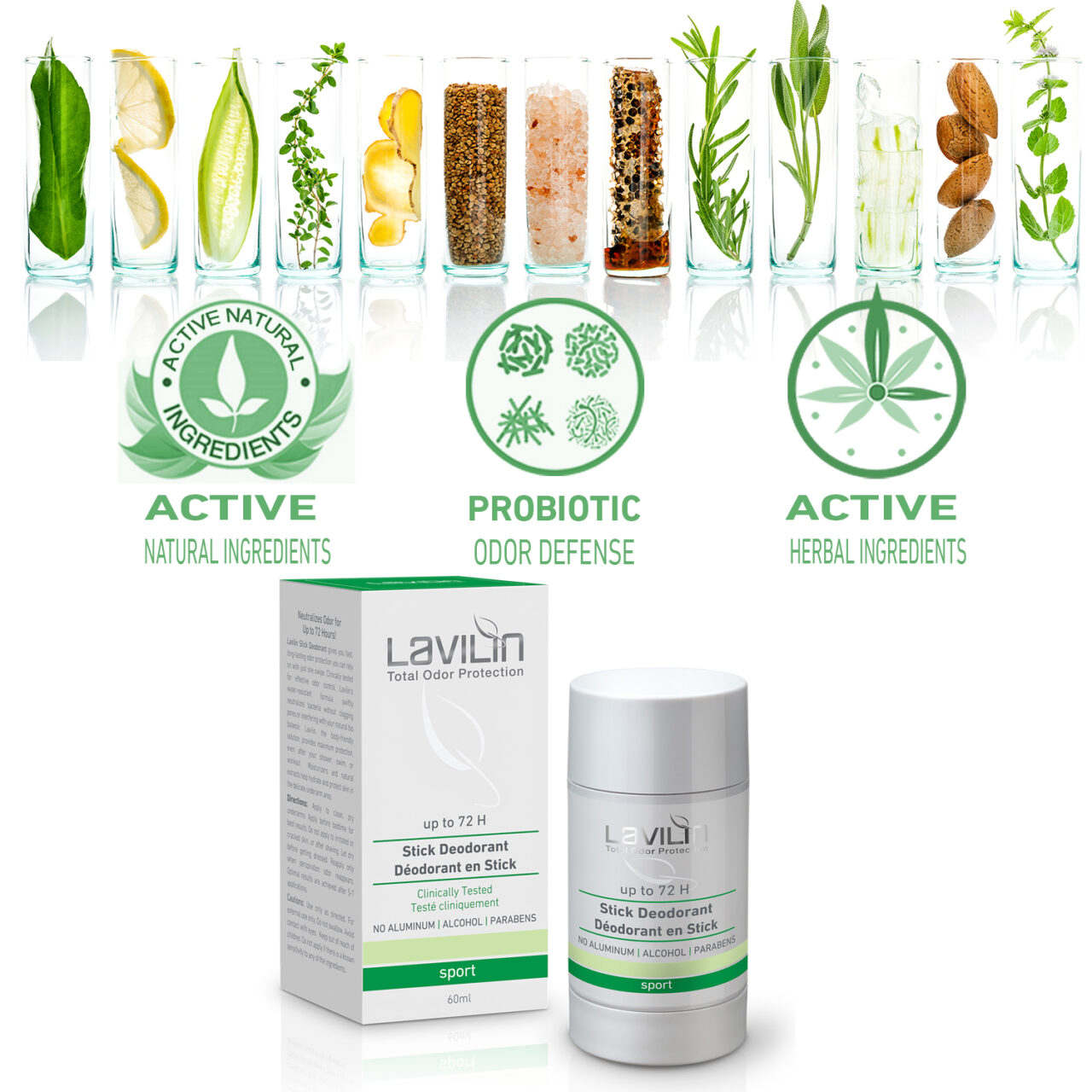 Lavilin TOP Stick Deodorant For Sport | Chic Hlavin