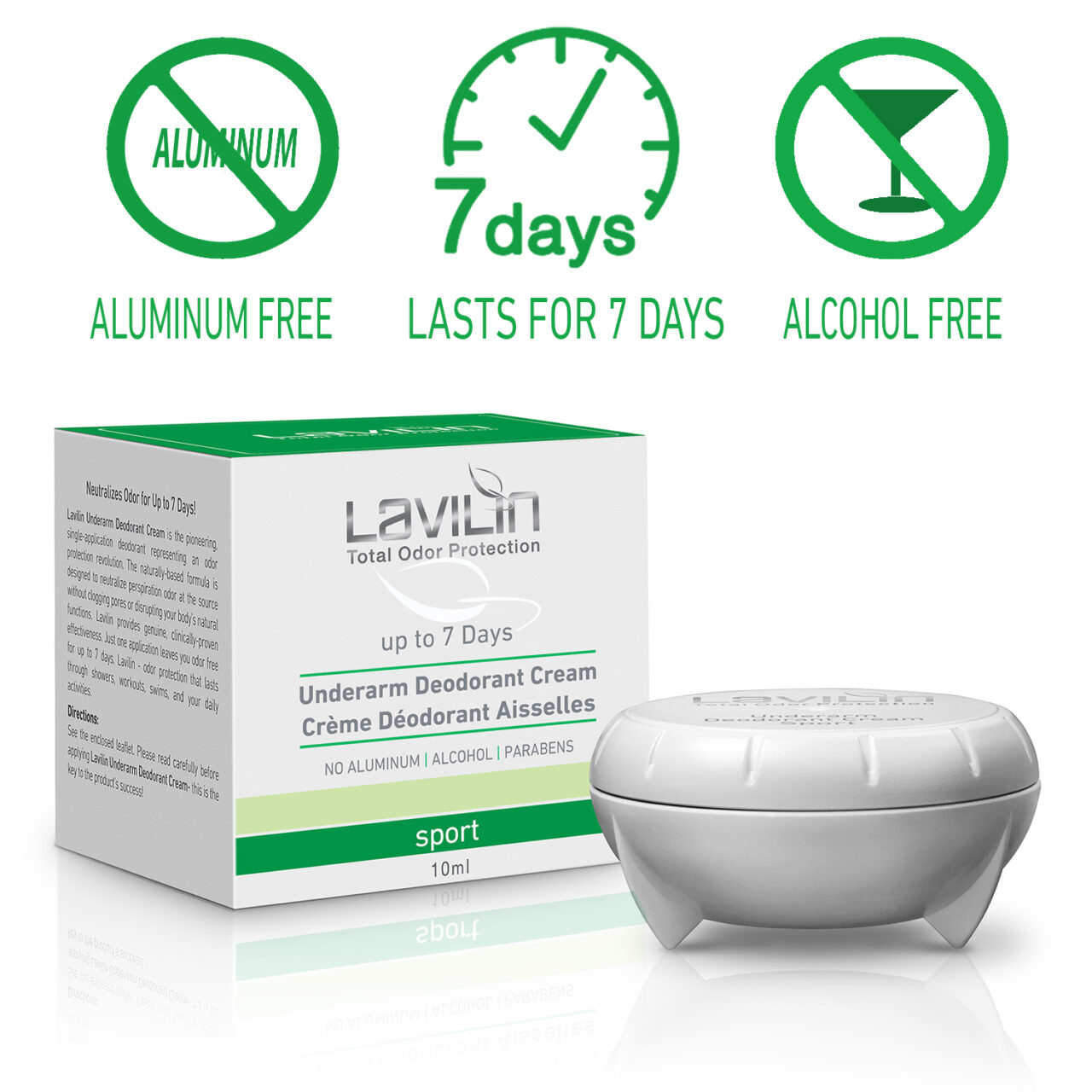 Lavilin TOP Underarm Deodorant Cream For Sport | Chic Hlavin